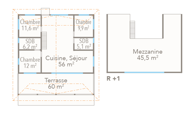 Bois Concept - Villa F4 - plan-villa-delay | Bois Concept